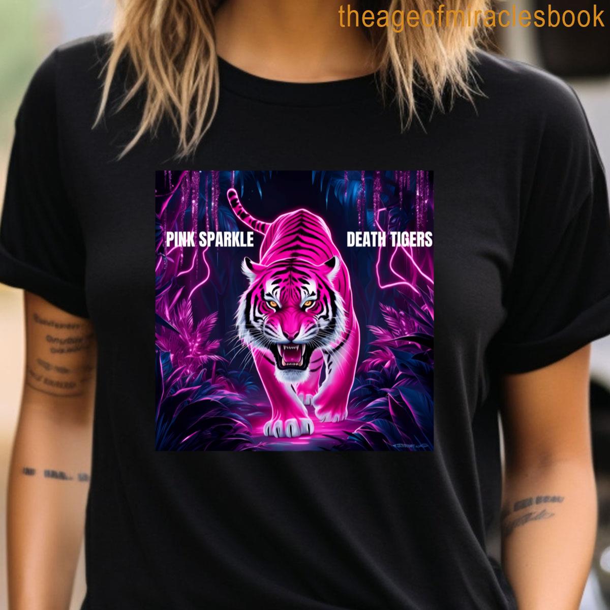 Pink Sparkle Death Tiger 2025 T-shirt