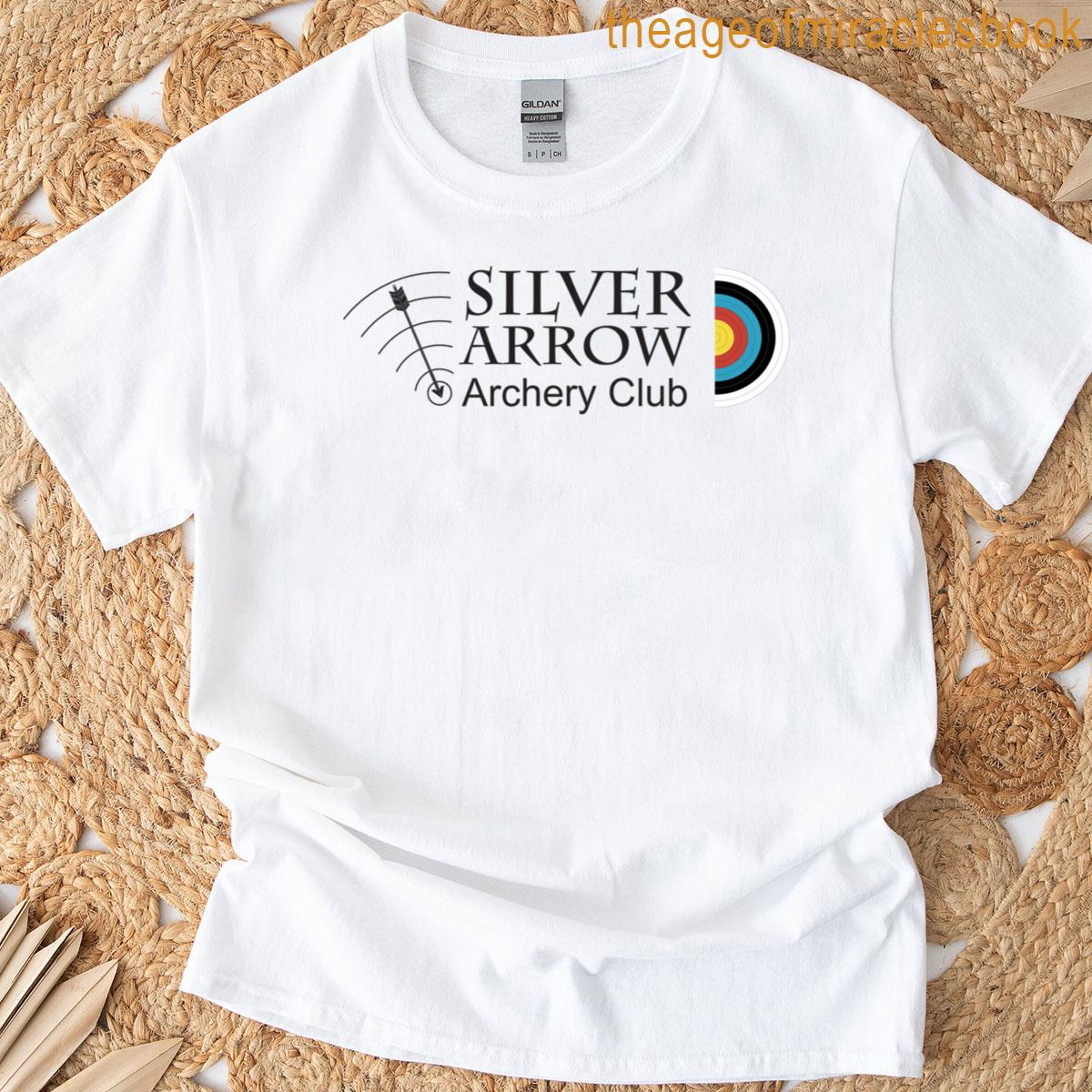 Silver Arrow Archery Club Logo And Target T-shirt
