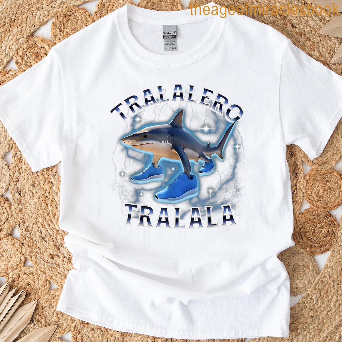 Tralalero Tralala Shark Brainrot Italian Brainrot Meme T-shirt