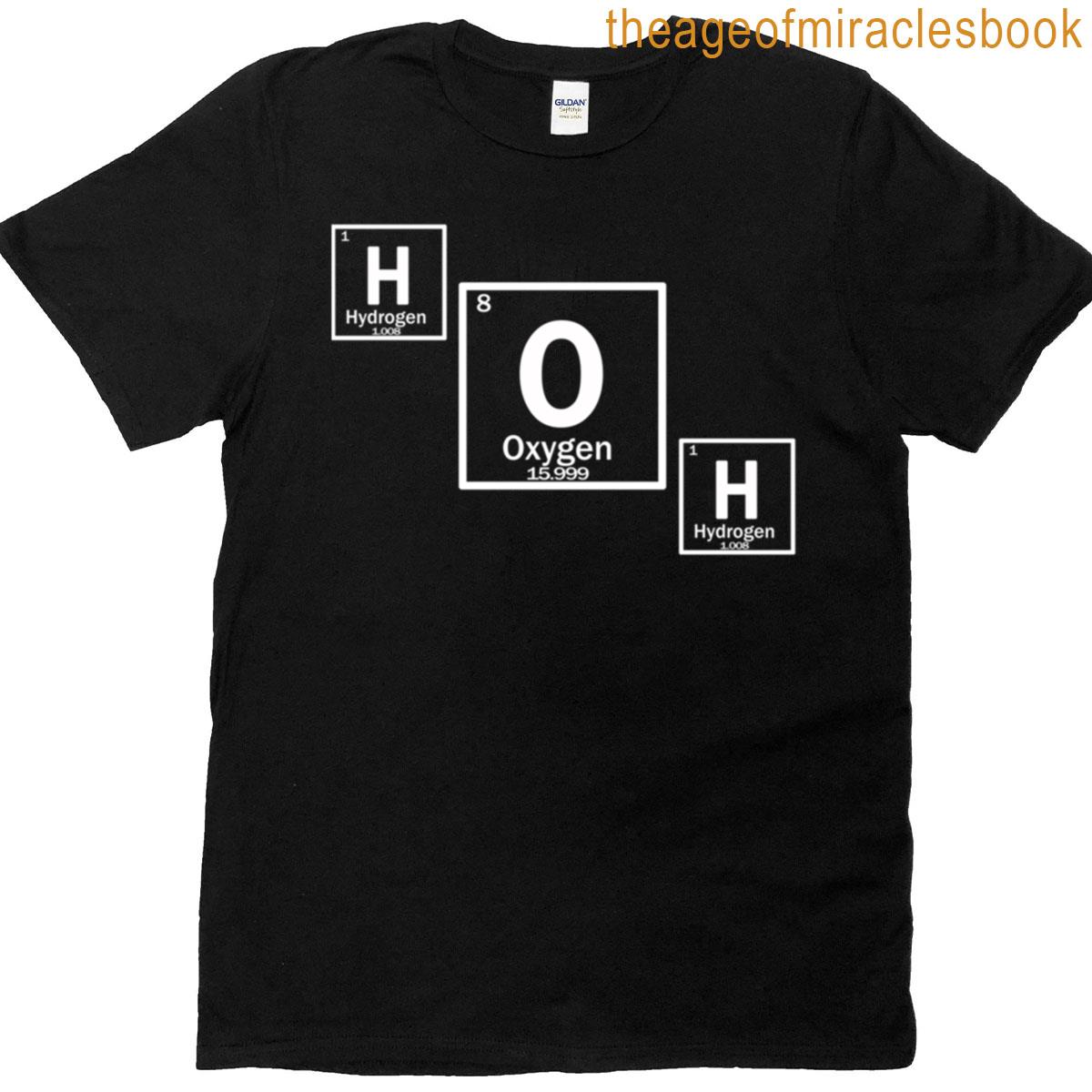 H2o Dihydrogen Monoxide Water Molecule T-shirt