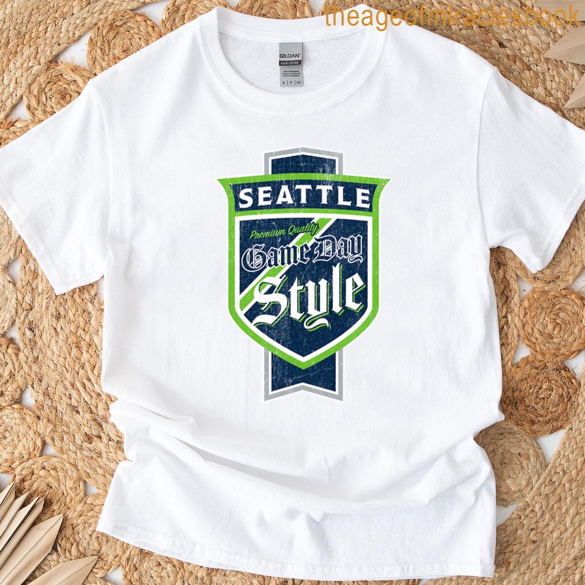 Faded Seattle Beer Label - Seattleite Pride T-shirt