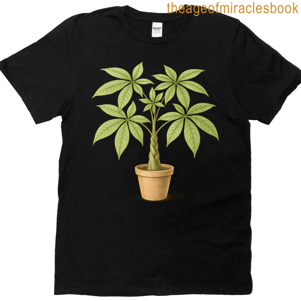 Pachira Aquatica In Botanical Style T-shirt