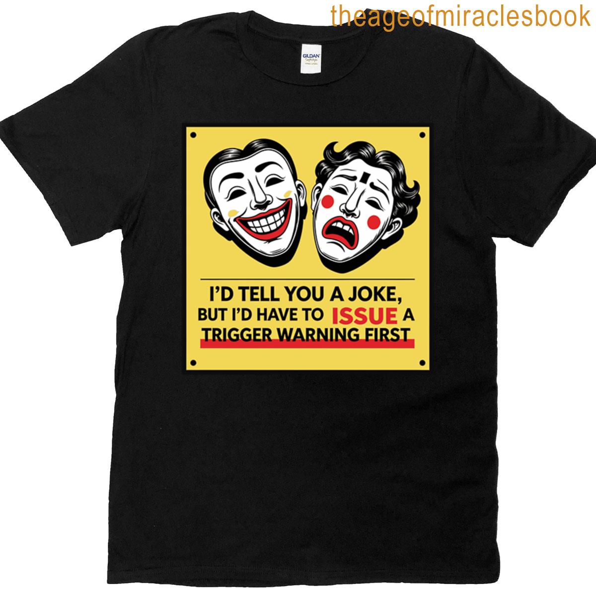 Pop Art Trigger Warning Theater Masks Active T-shirt