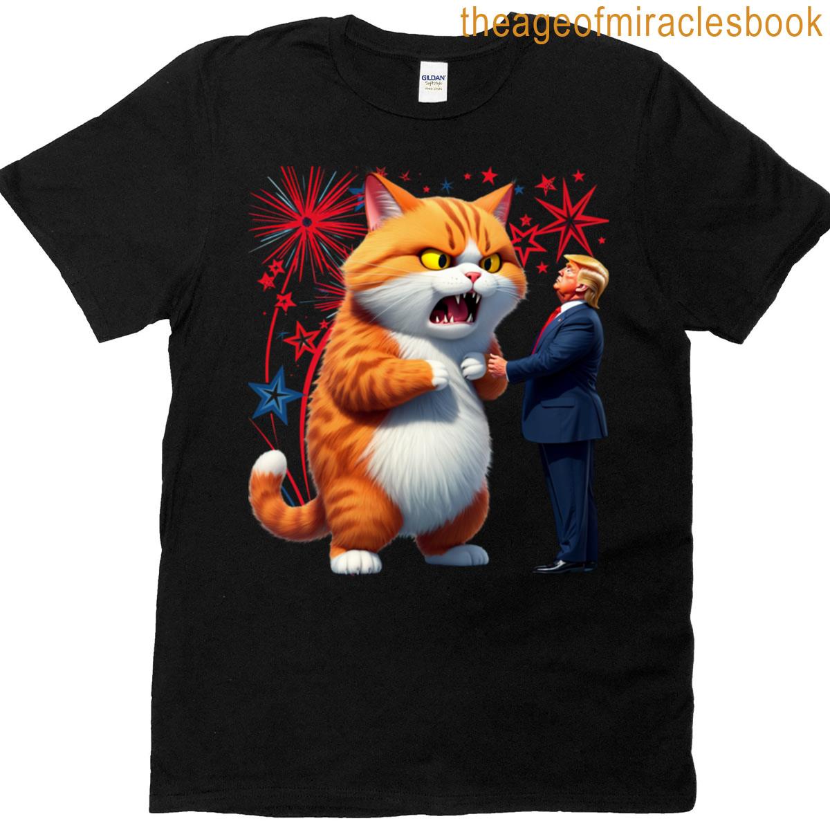 Anti Maga Cat Anti Maga Cat Cat Protest Oversized T-shirt