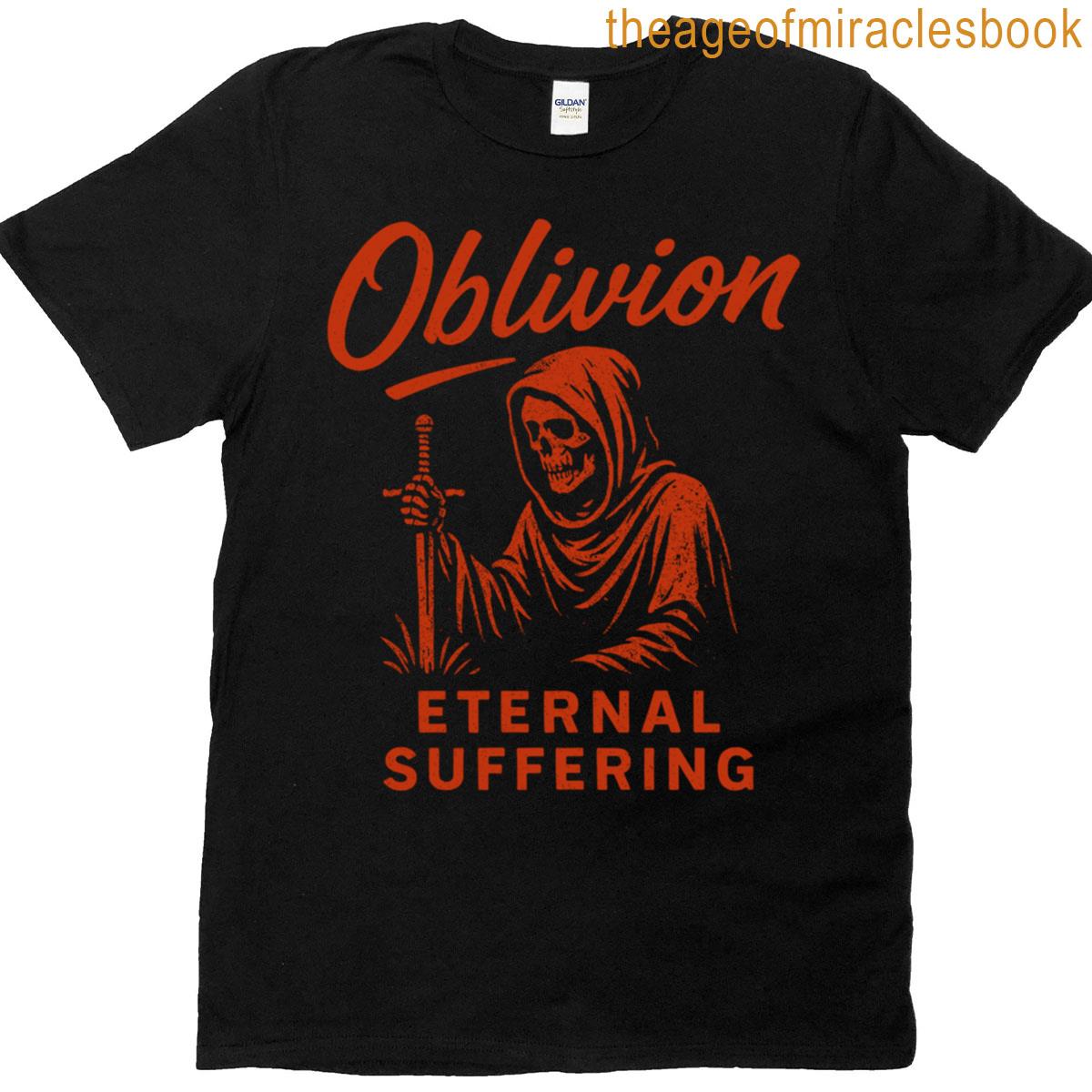 Oblivion Eternal Suffering Skeleton T-shirt