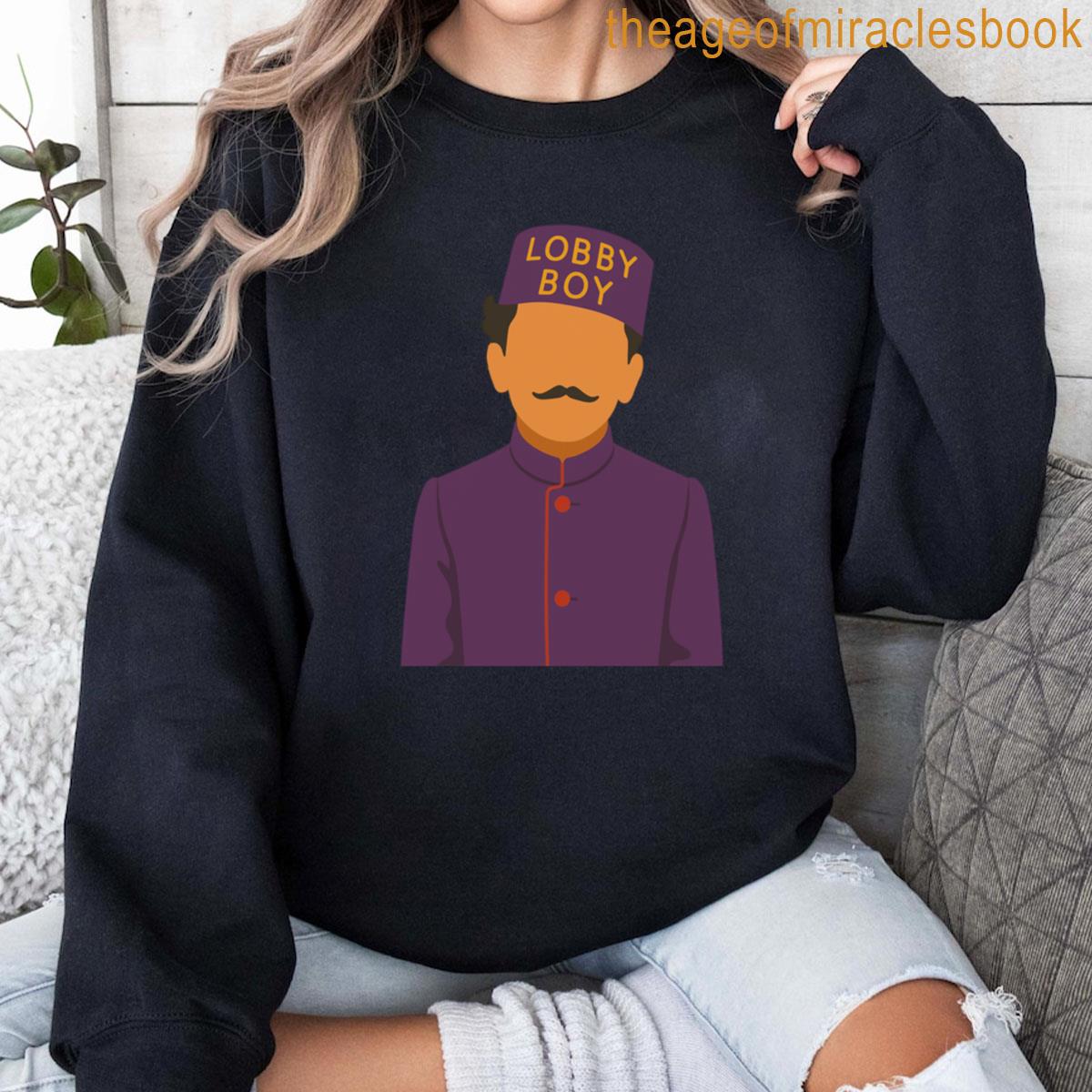 The Grand Budapest Hotel Lobby Boy Oversized T-shirt
