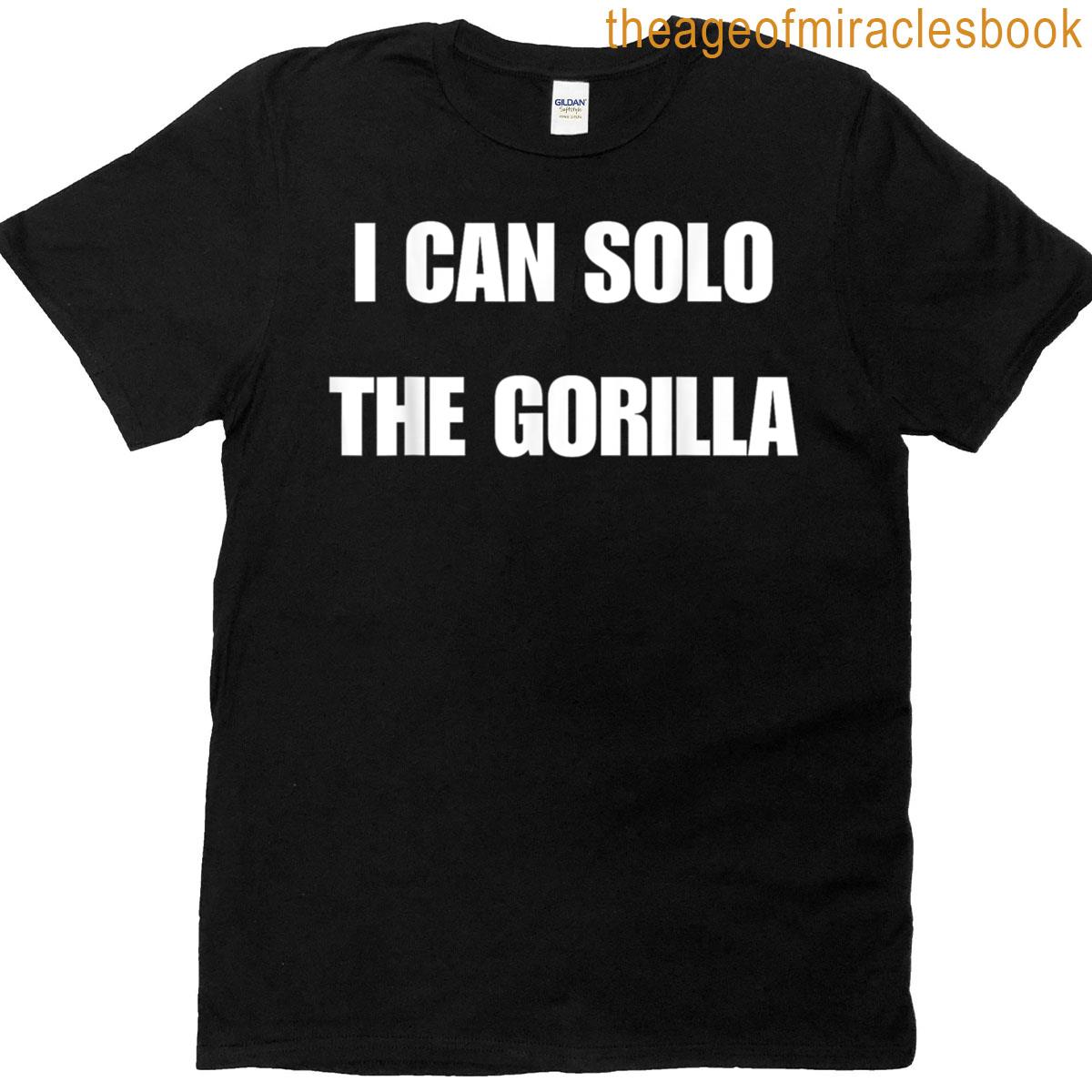 100 Men Vs 1 Gorilla Meme - I Can Solo The Gorilla Meme T-shirt