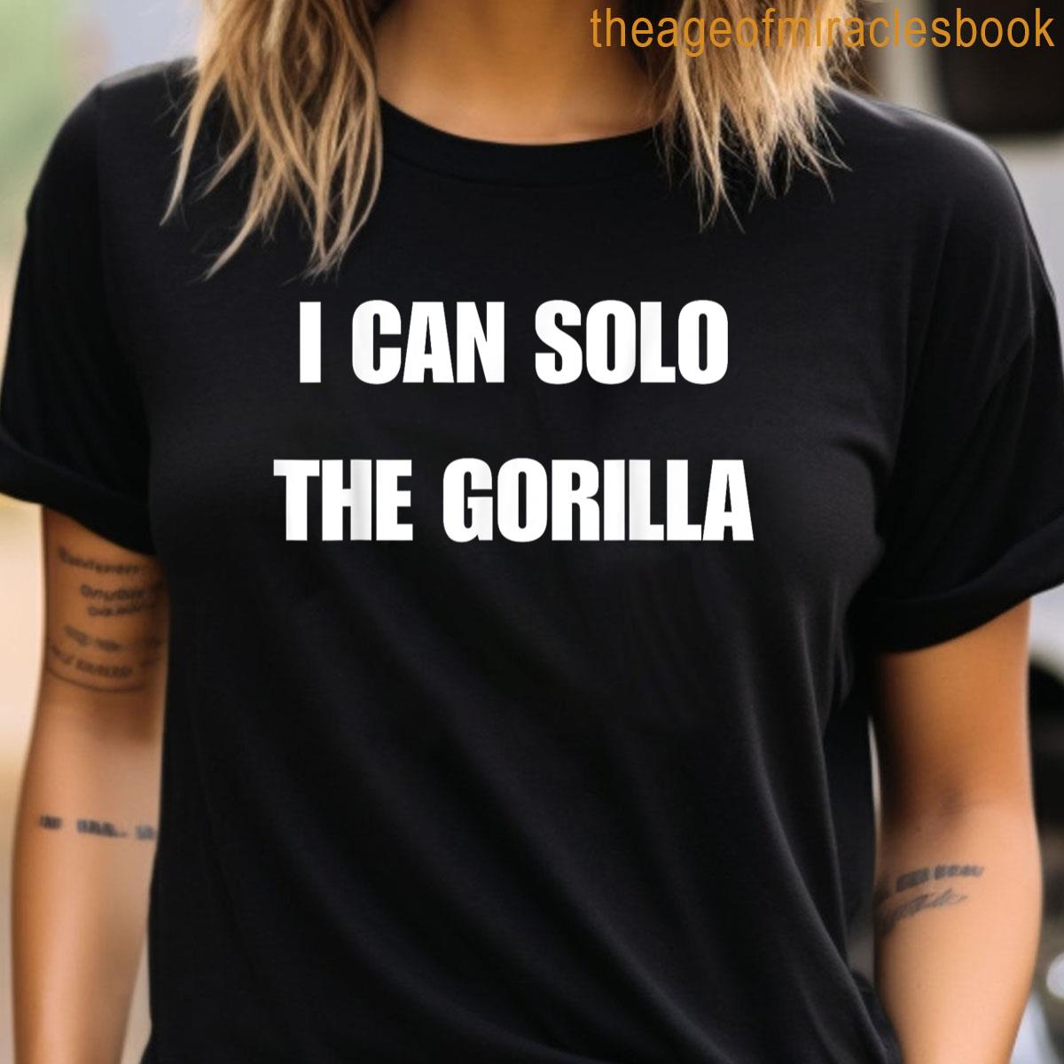 100 Men Vs 1 Gorilla Meme - I Can Solo The Gorilla Meme T-shirt