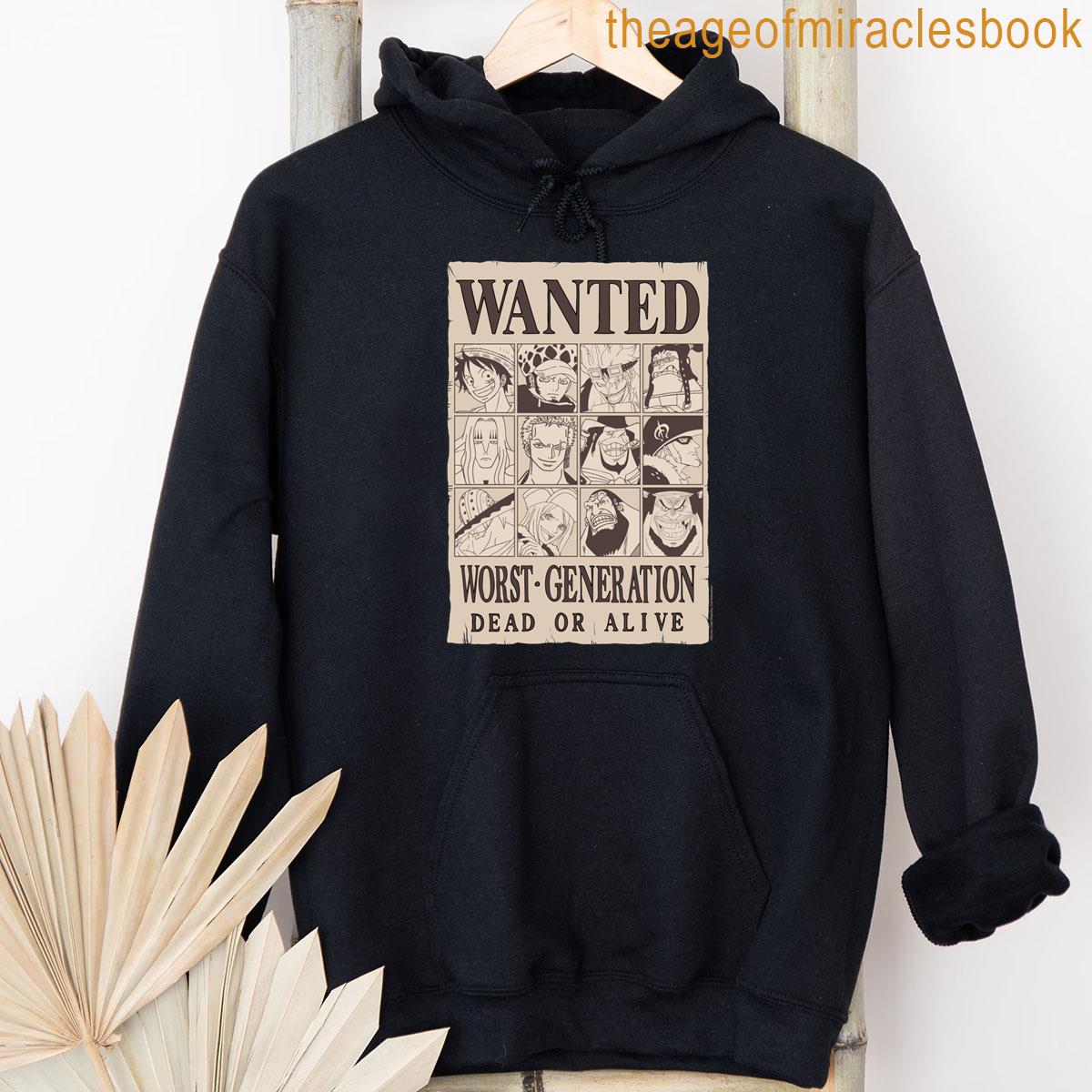 Anime Worst Generation Wanted Poster Collage T-shirt