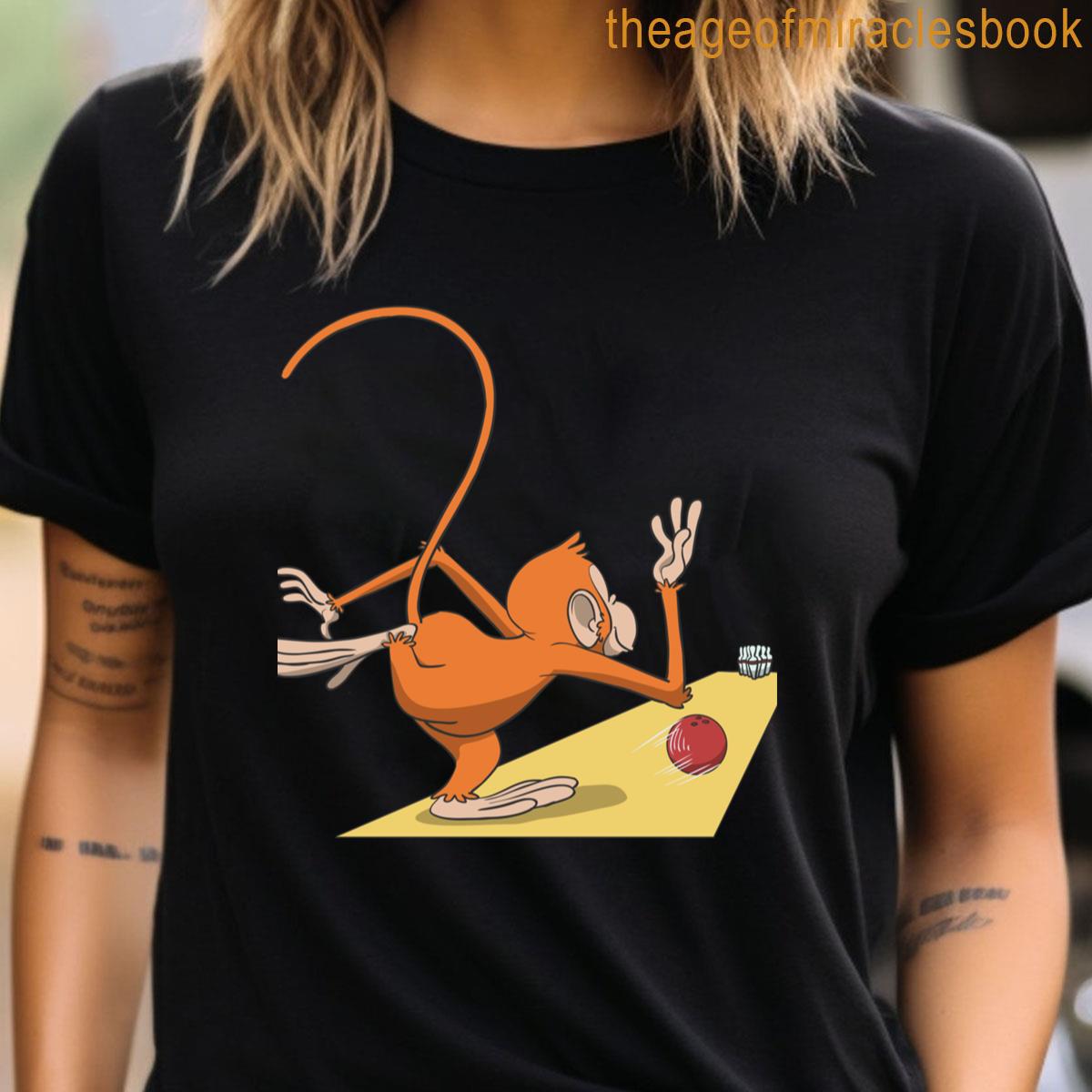 Monkey Bowling T-shirt