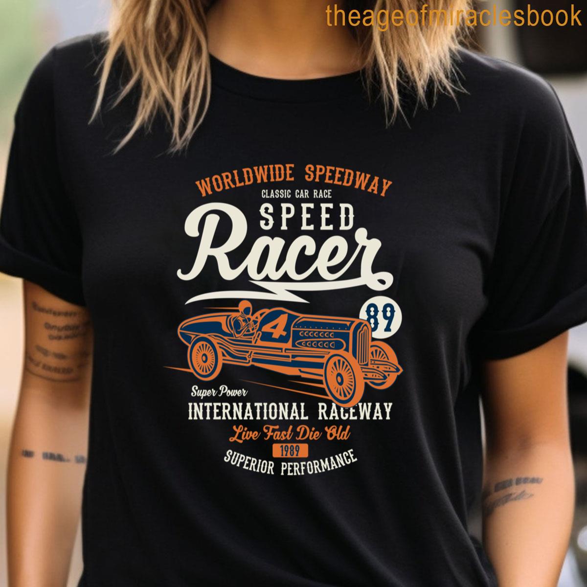 Worldwide Speedway Car Race T-shirt
