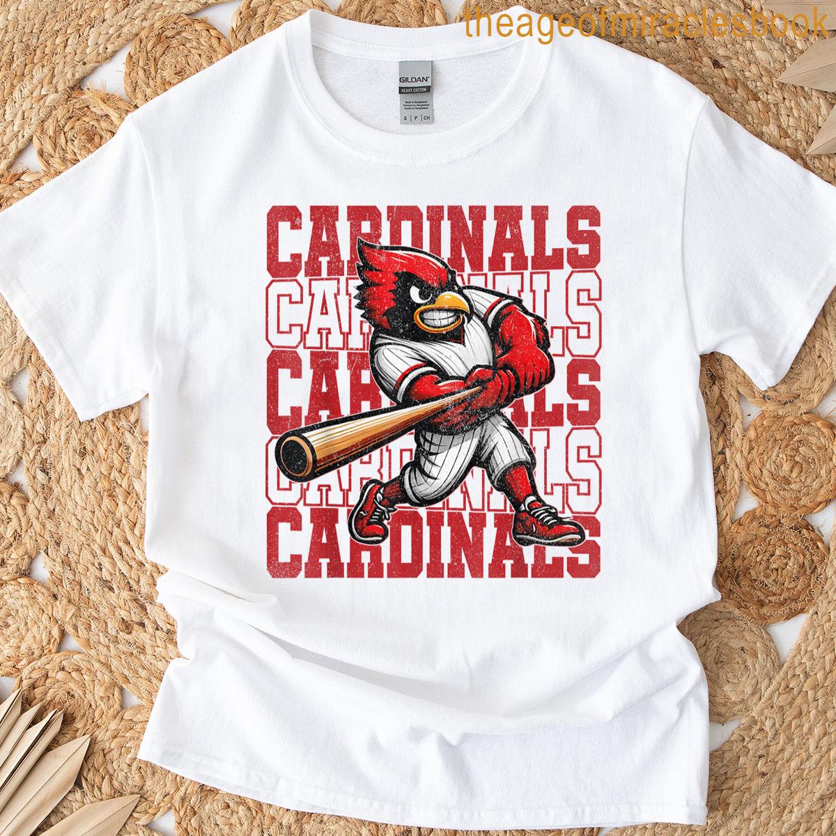 Vintage Cardinals Apparel For Men Women And Kids T-shirt