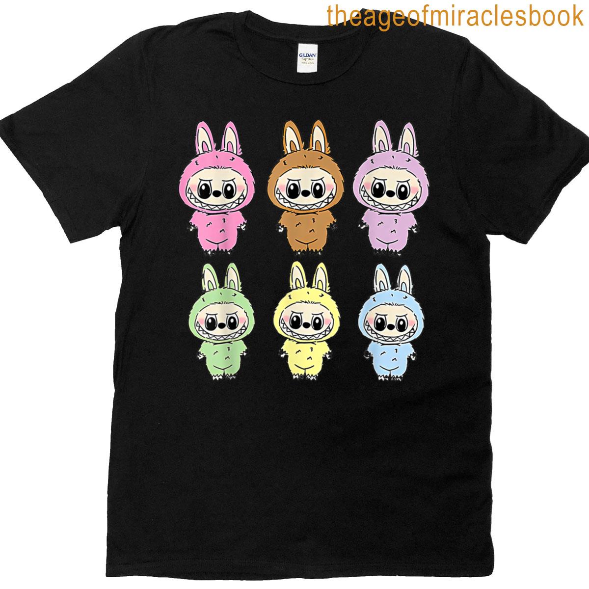 Funny Labubu Lover Cute Labubu The Monsters Women T-shirt