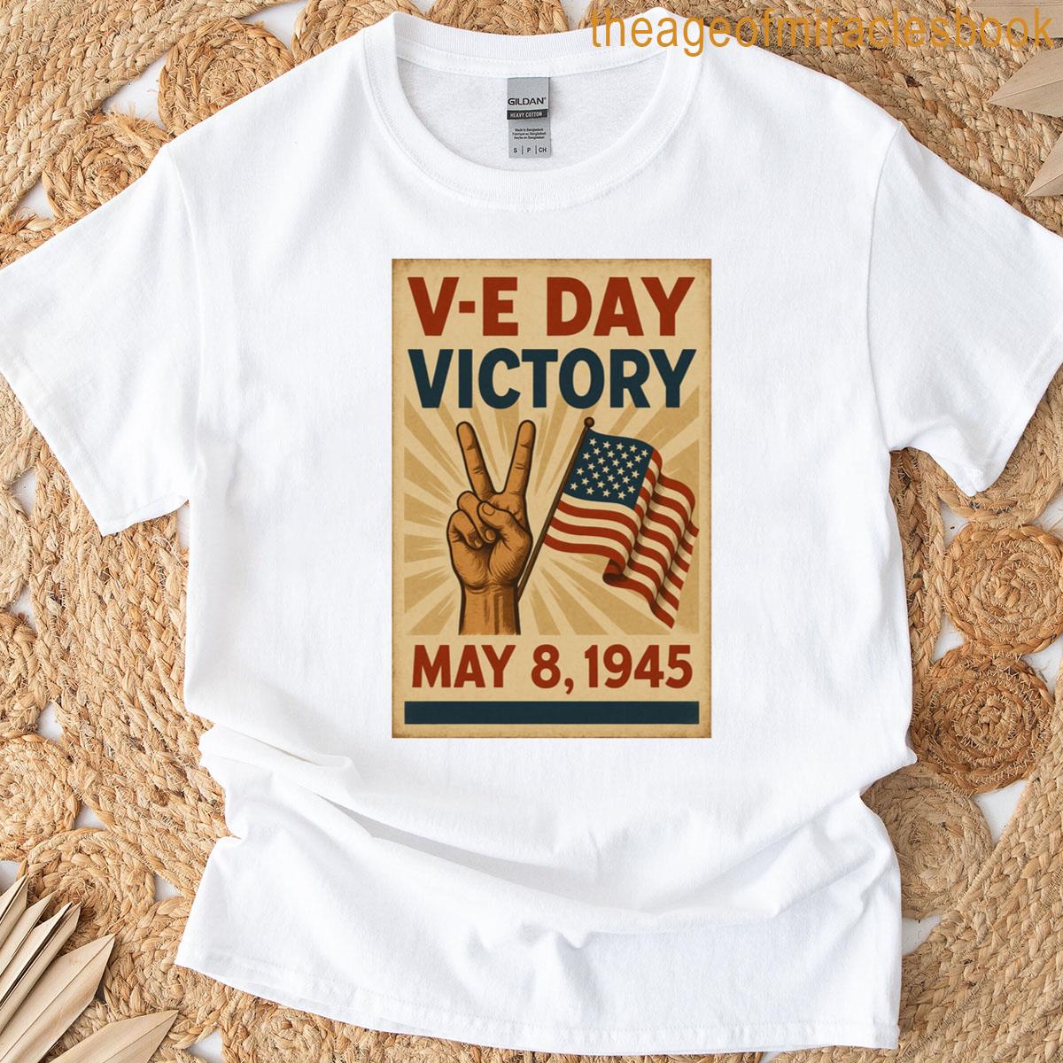 Ve Day Poster T-shirt