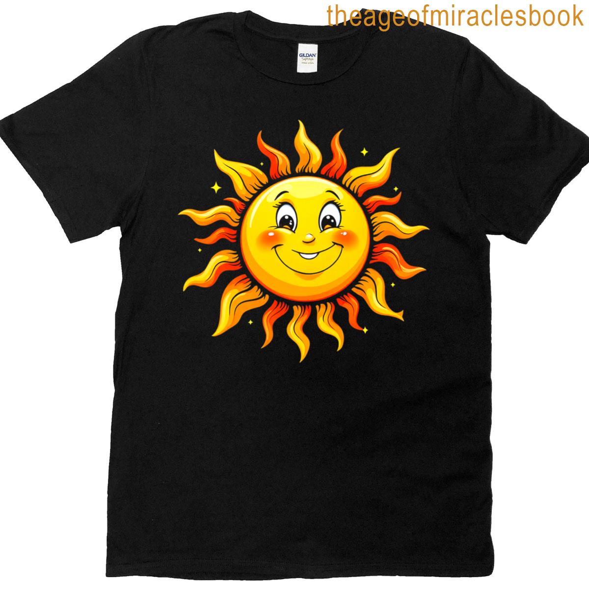Cartoon Sun Premium T-shirt