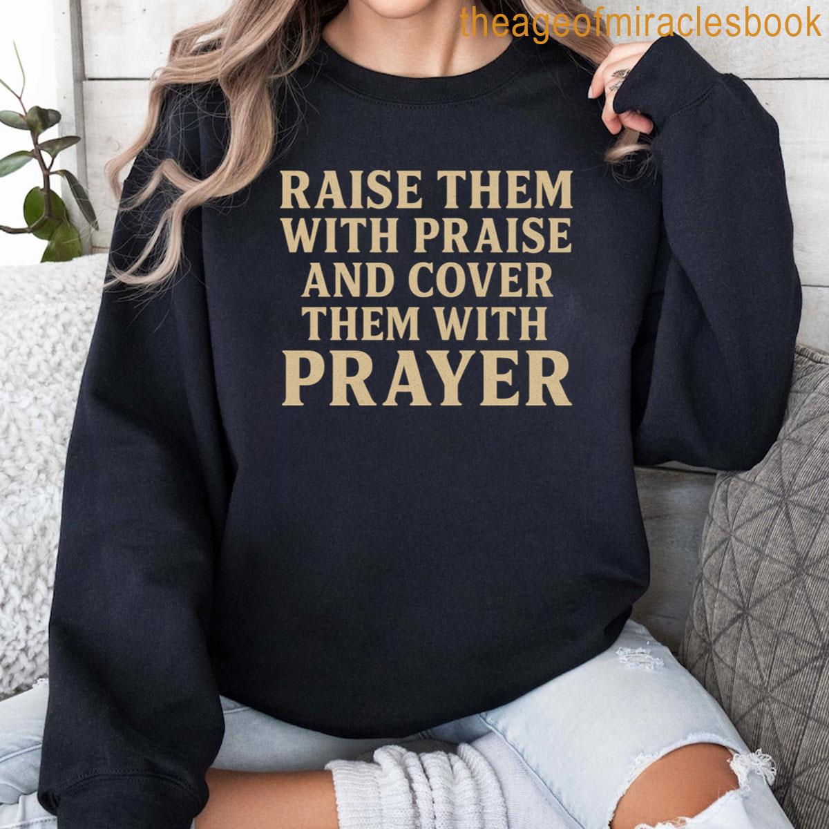 Praise Amp Prayer Mama Tee Faith-filled Parenting Oversized T-shirt