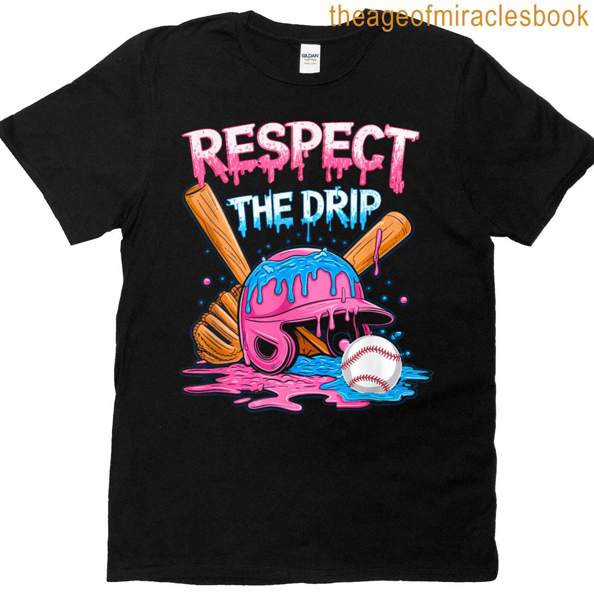 Respect The Drip Baseball Drip Boys Ice Cream Drip Youth T-shirt