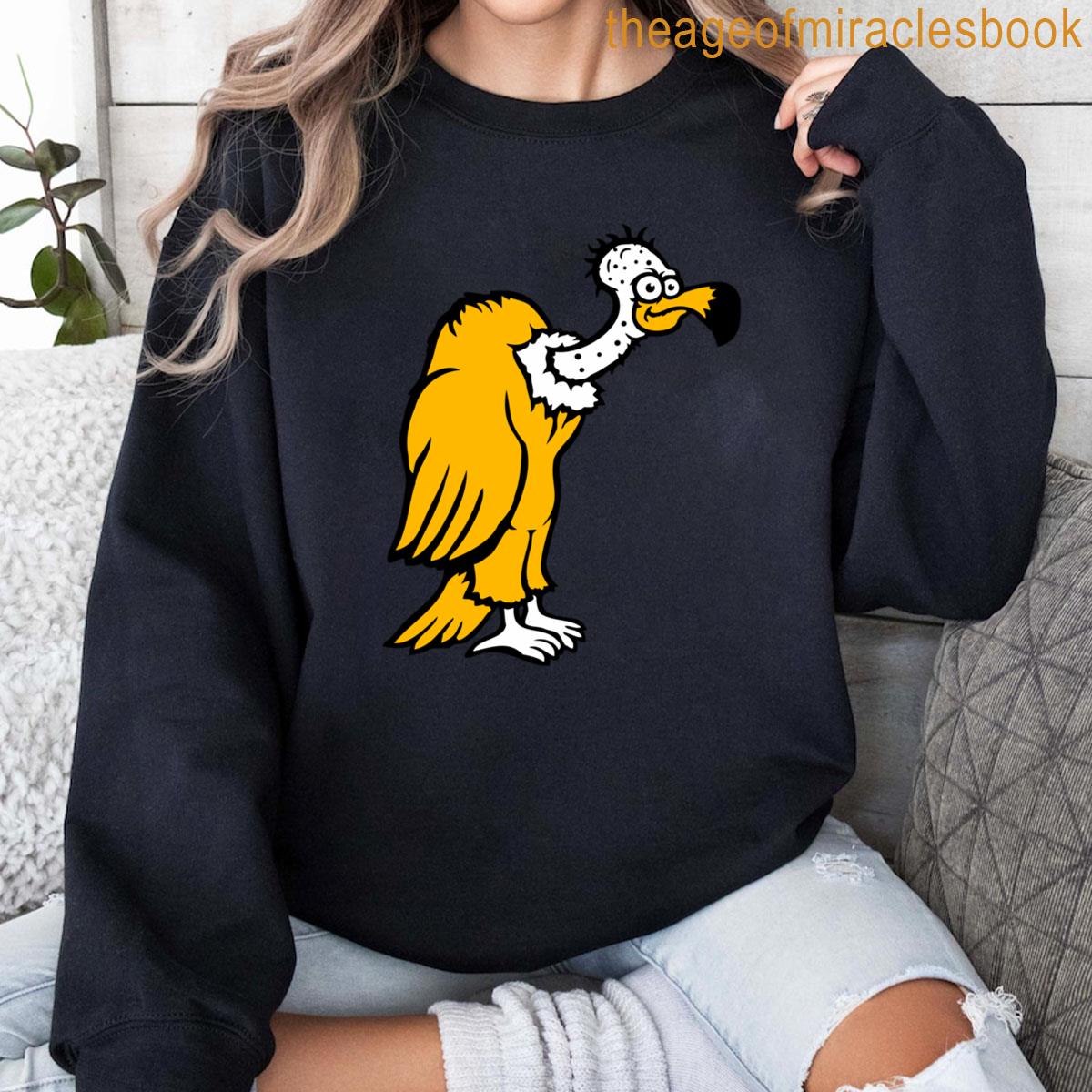 Vulture Scavenger Bird Funny Vultures Fun Cartoon T-shirt