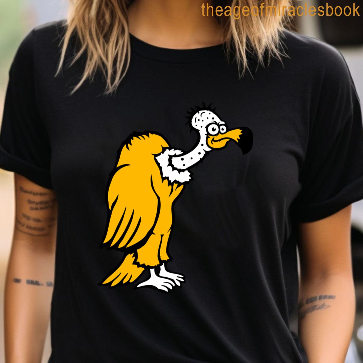 Vulture Scavenger Bird Funny Vultures Fun Cartoon T-shirt