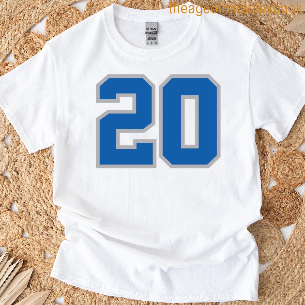Barry Sanders 20 T-shirt