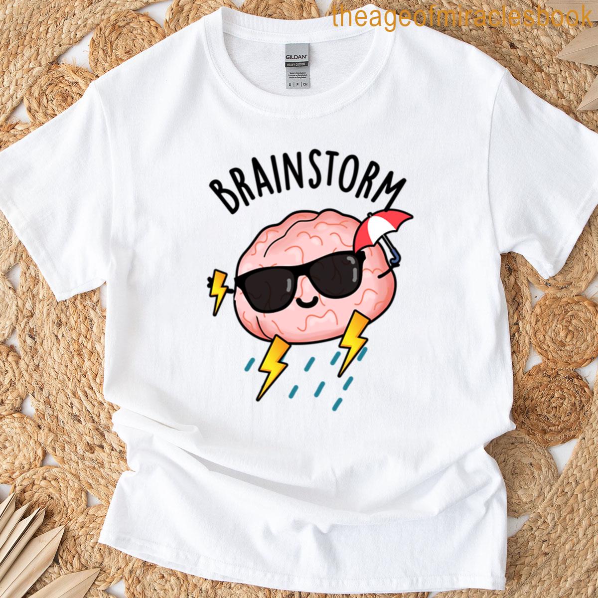 Brainstorm Funny Brain Pun Oversized T-shirt