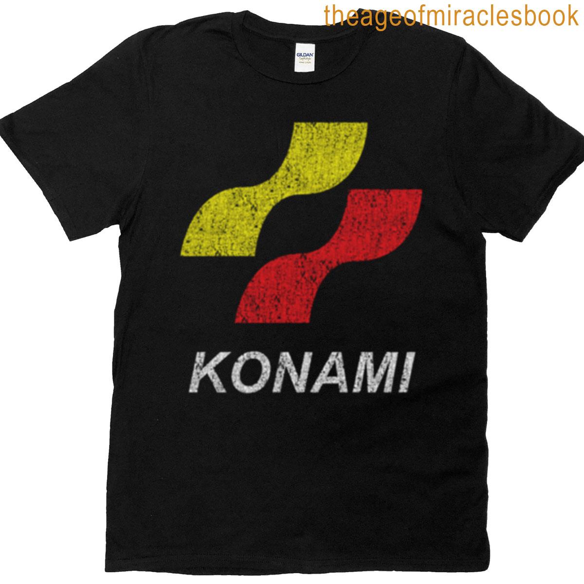 Konami Logo Original - Distressed T-shirt