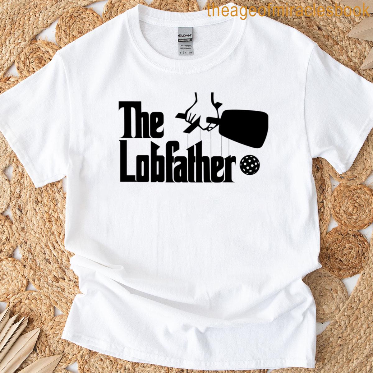 The Pickleball Lobfather - A Fun Black And White Graphic Inspired By ...