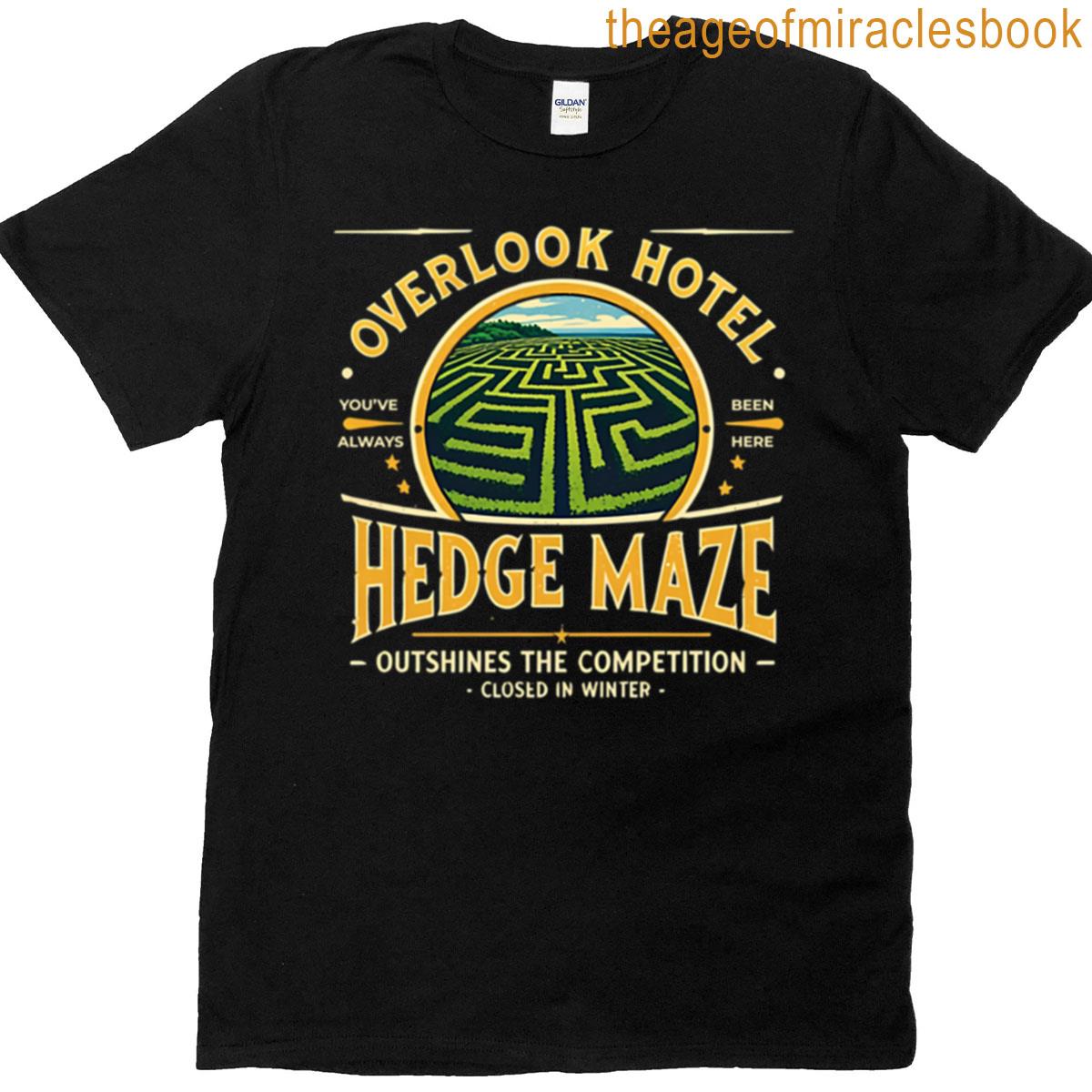 Overlook Hotel Hedge Maze The Shining T-shirt