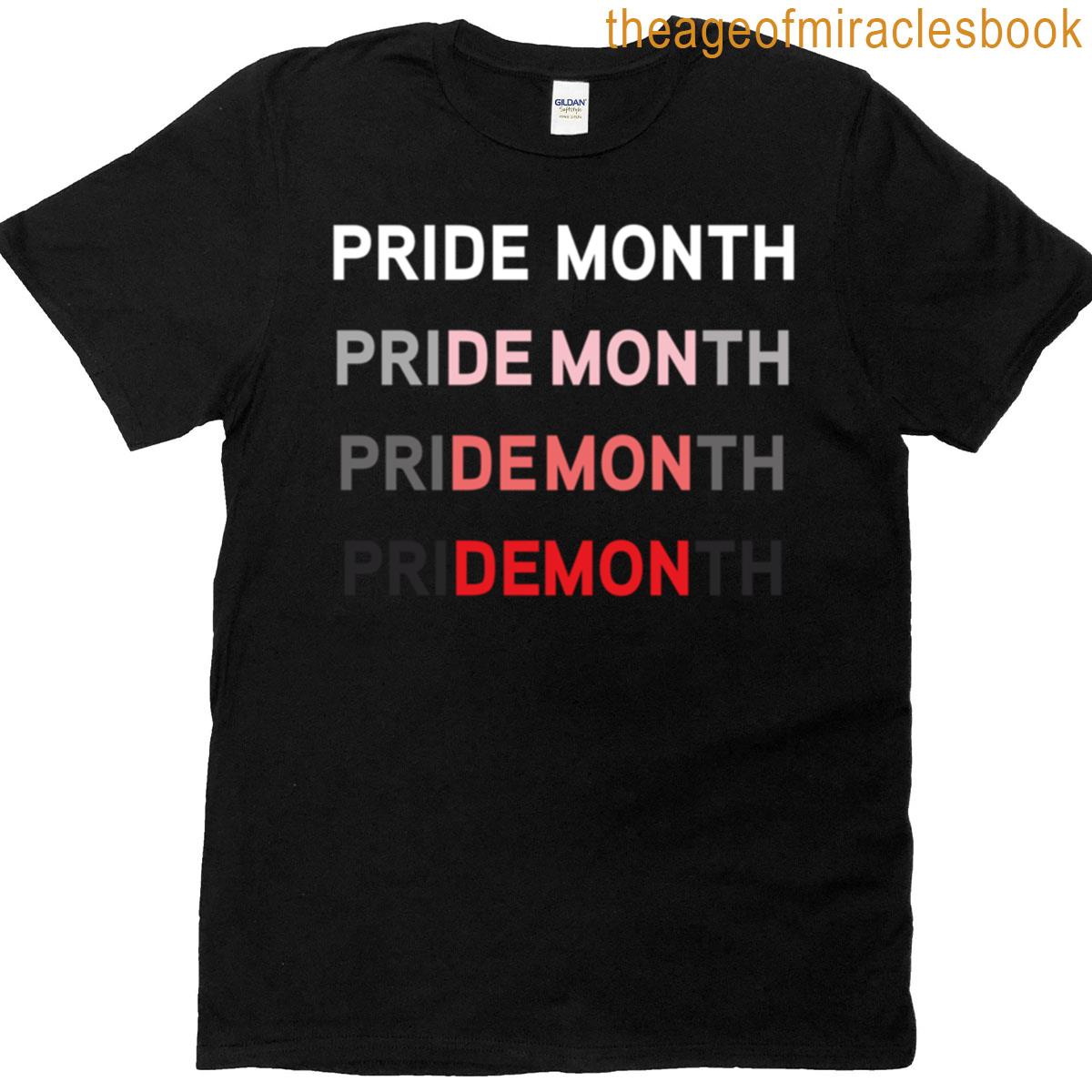 Pride Month Demon Gay Pride - Lgbt Awareness Month T-shirt