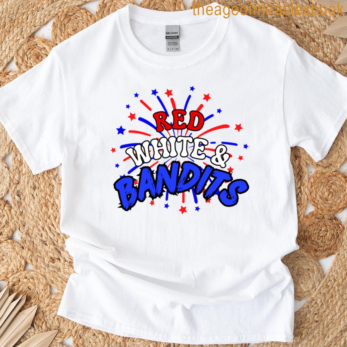 Red White Bandits Fireworks T-shirt
