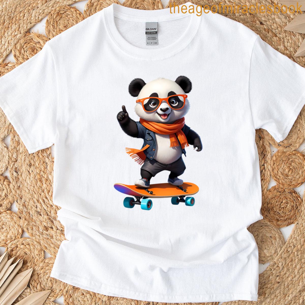 Skate Panda Style T-shirt