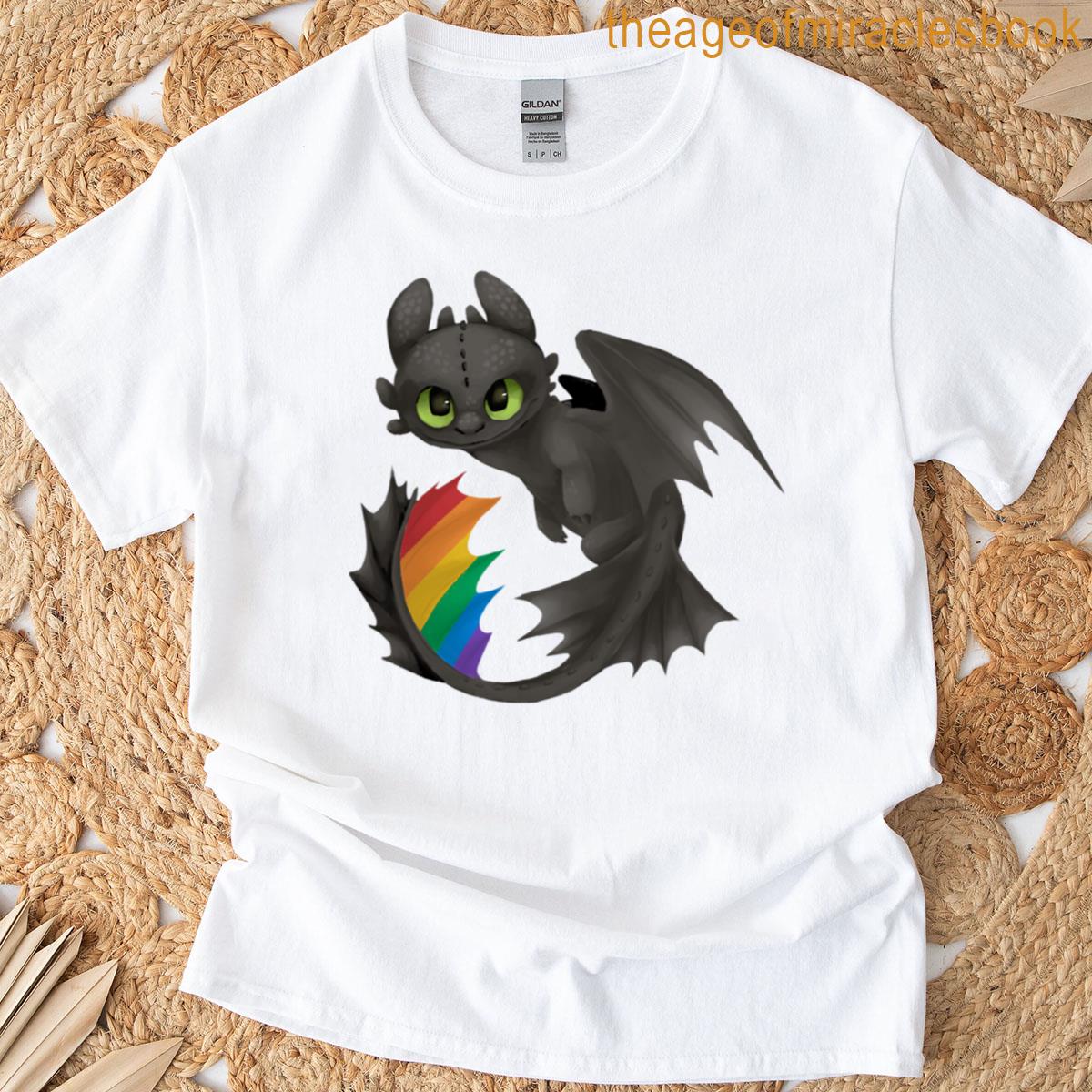 Toothless Pride - Rainbow T-shirt