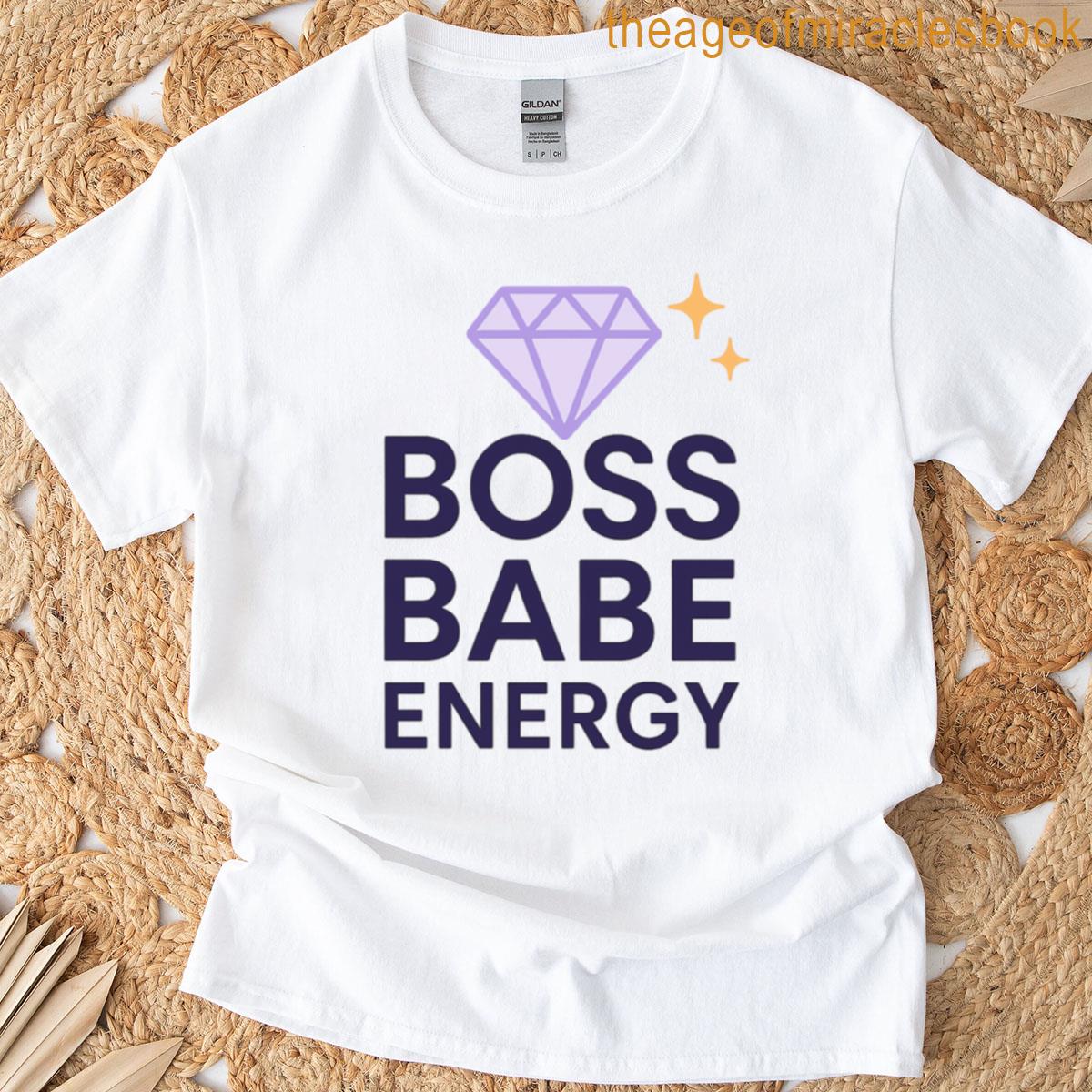 Diamond Boss Babe Energy Power Graphic T-shirt
