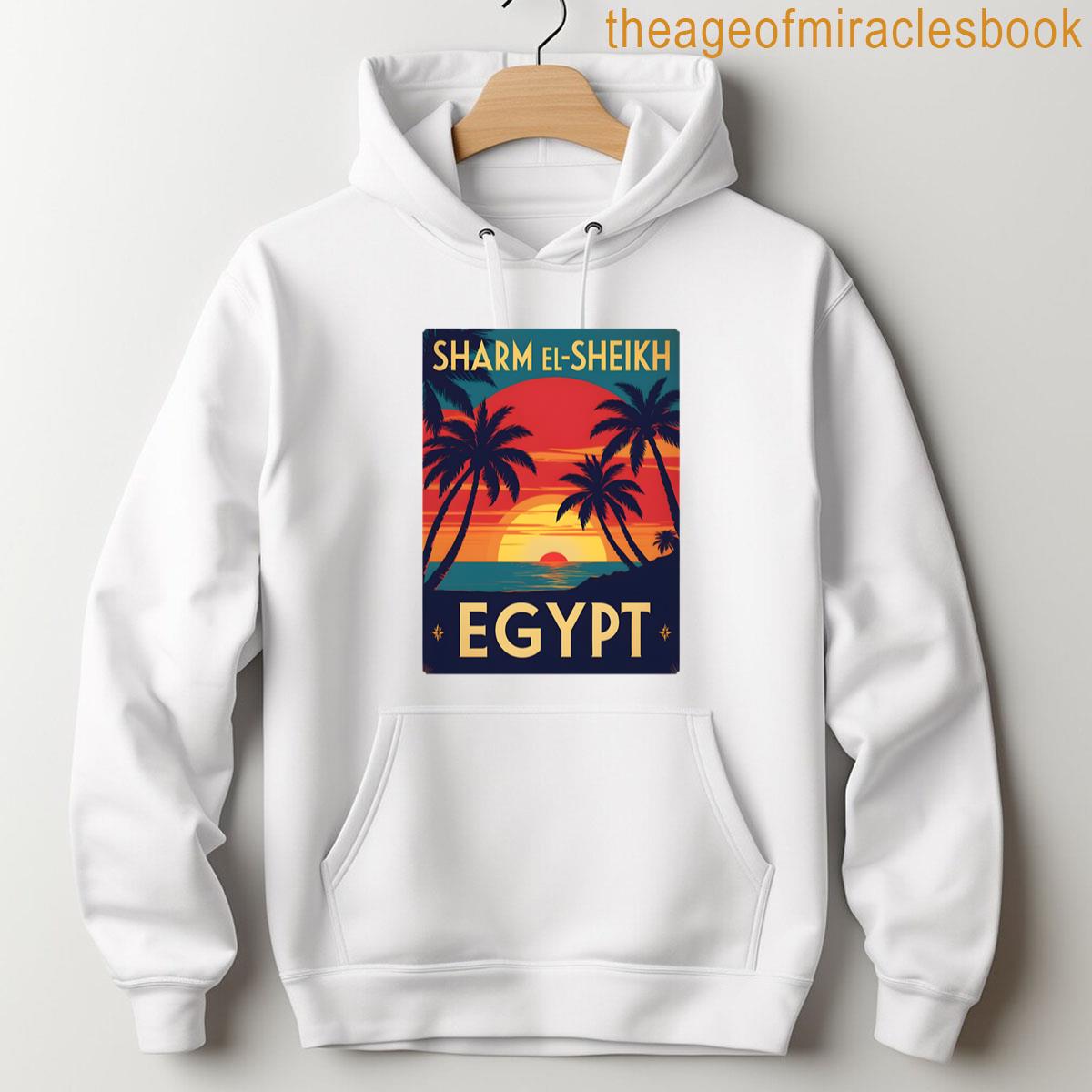 A Vintage Travel Illustration Of Sharm El-sheikh - Egypt T-shirt