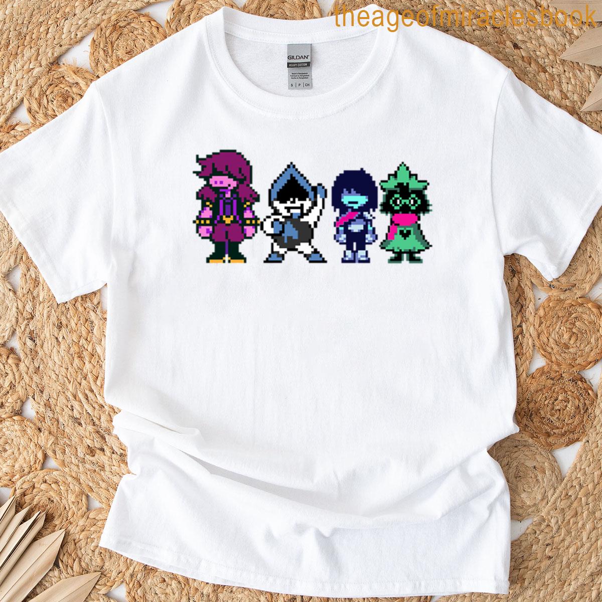Deltarune - Main Characters Suzie Lancer Kriss Rasiel T-shirt