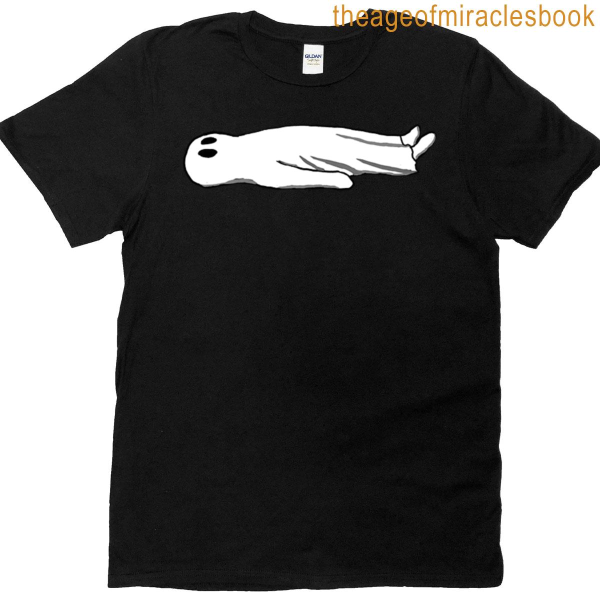 Ghost In Corpse Pose - Ghost Yoga T-shirt