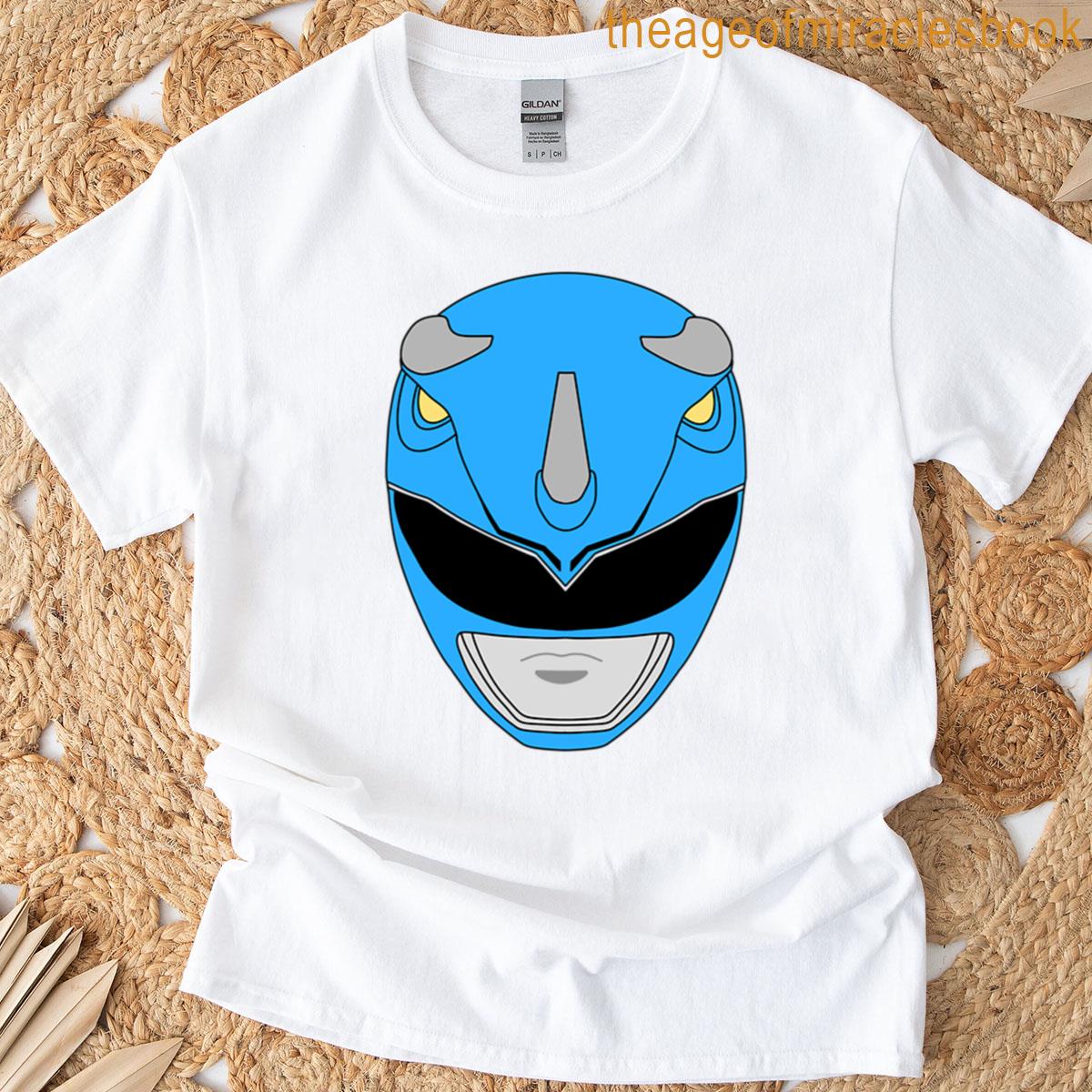 Mmpr Zyu Blue Helmet T-shirt