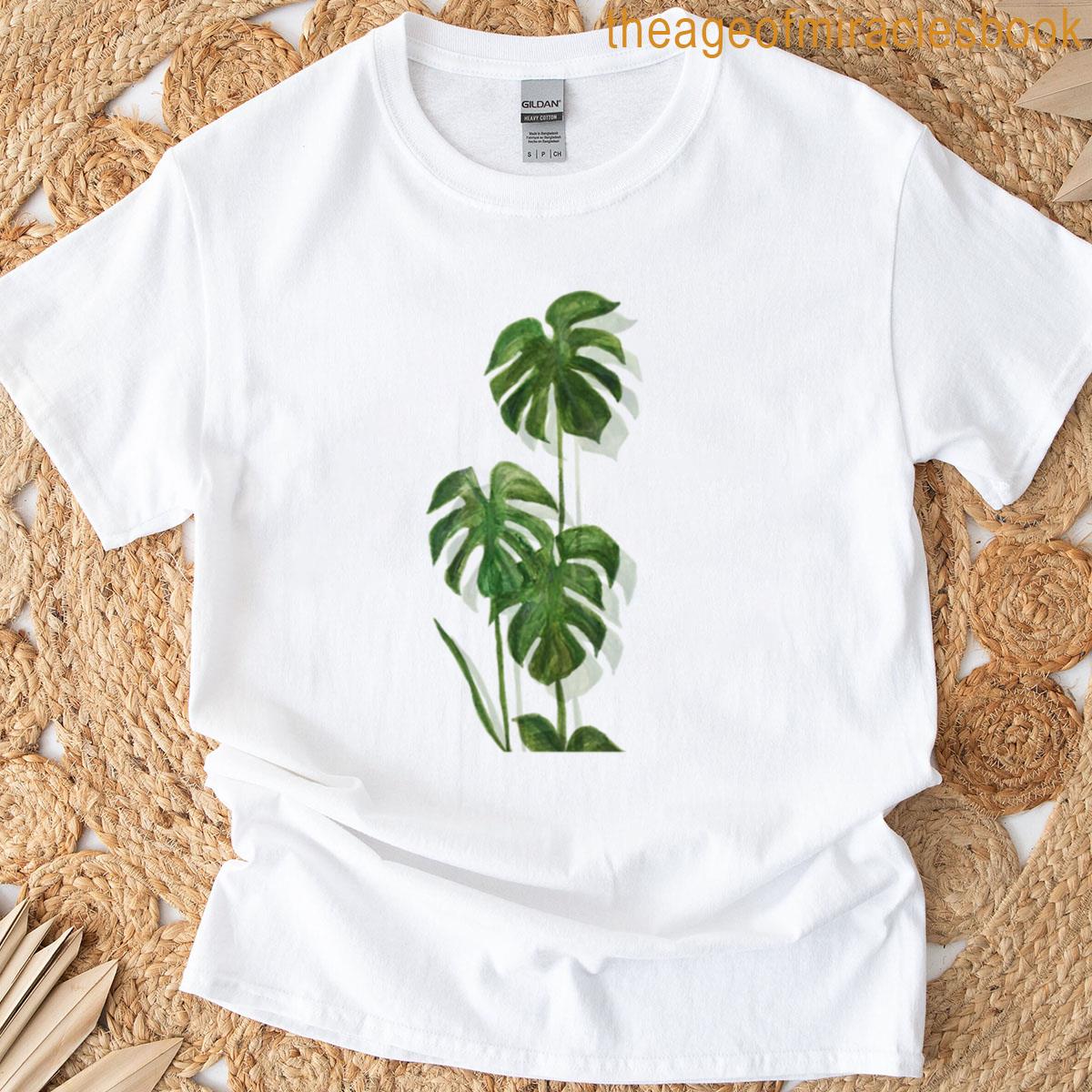 Monstera Transparent Watercolor Botanical Art With Shading Clean Design ...