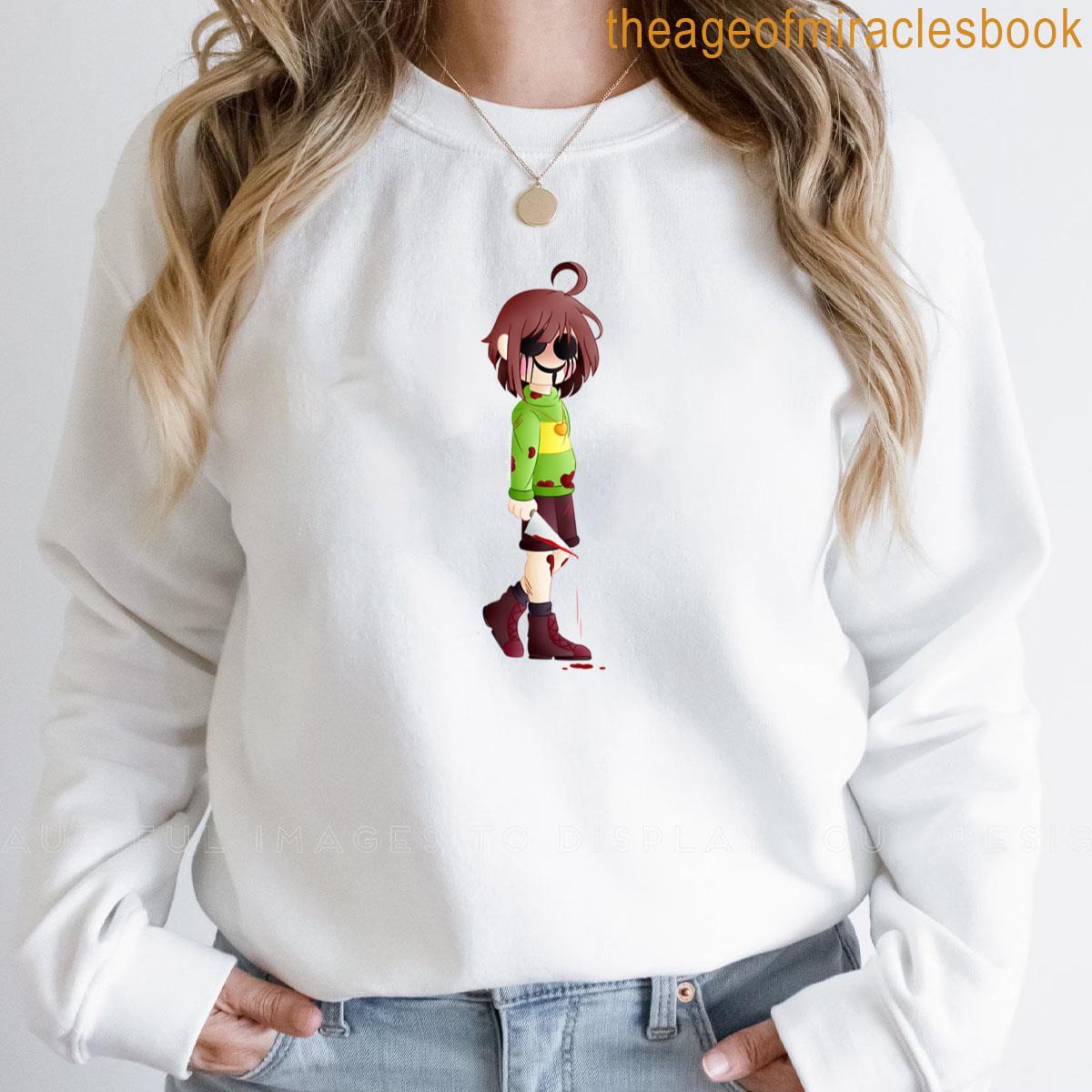 Undertale Chara Poster Oversized T-shirt