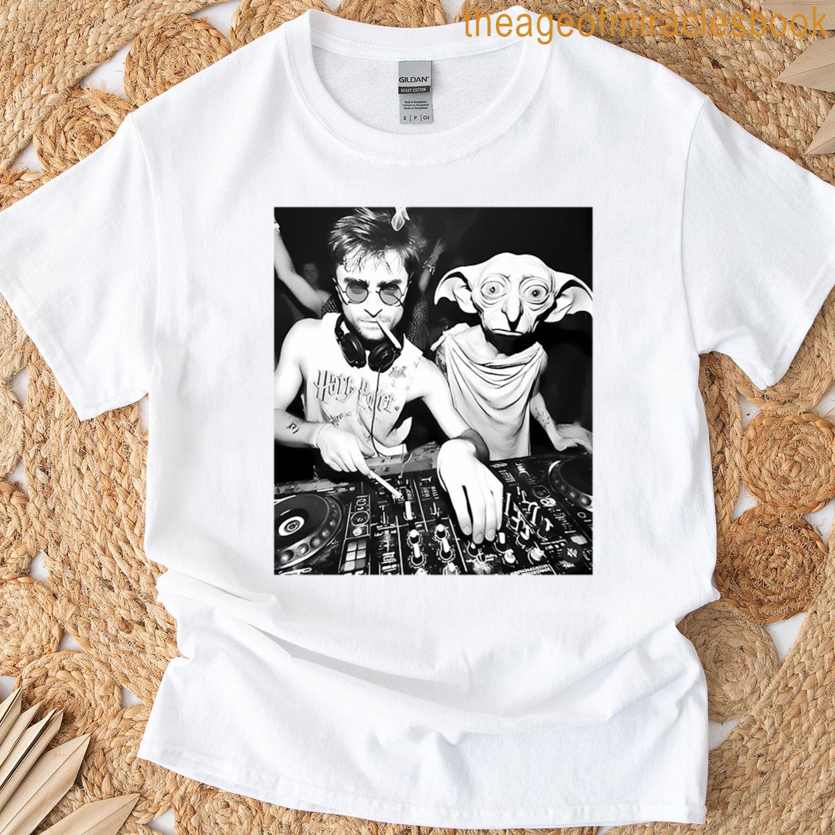 Dobby And Dj Harry Potter Meme T-shirt