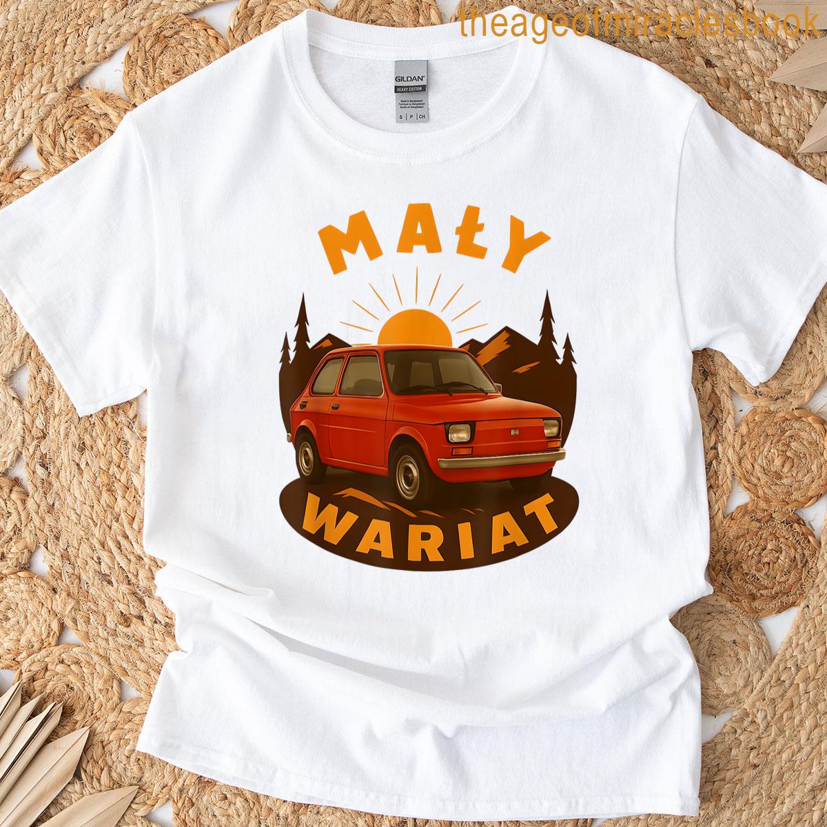 Dzien Ojca Polish Fathers Day 126p Legendary Maly Wariat T-shirt