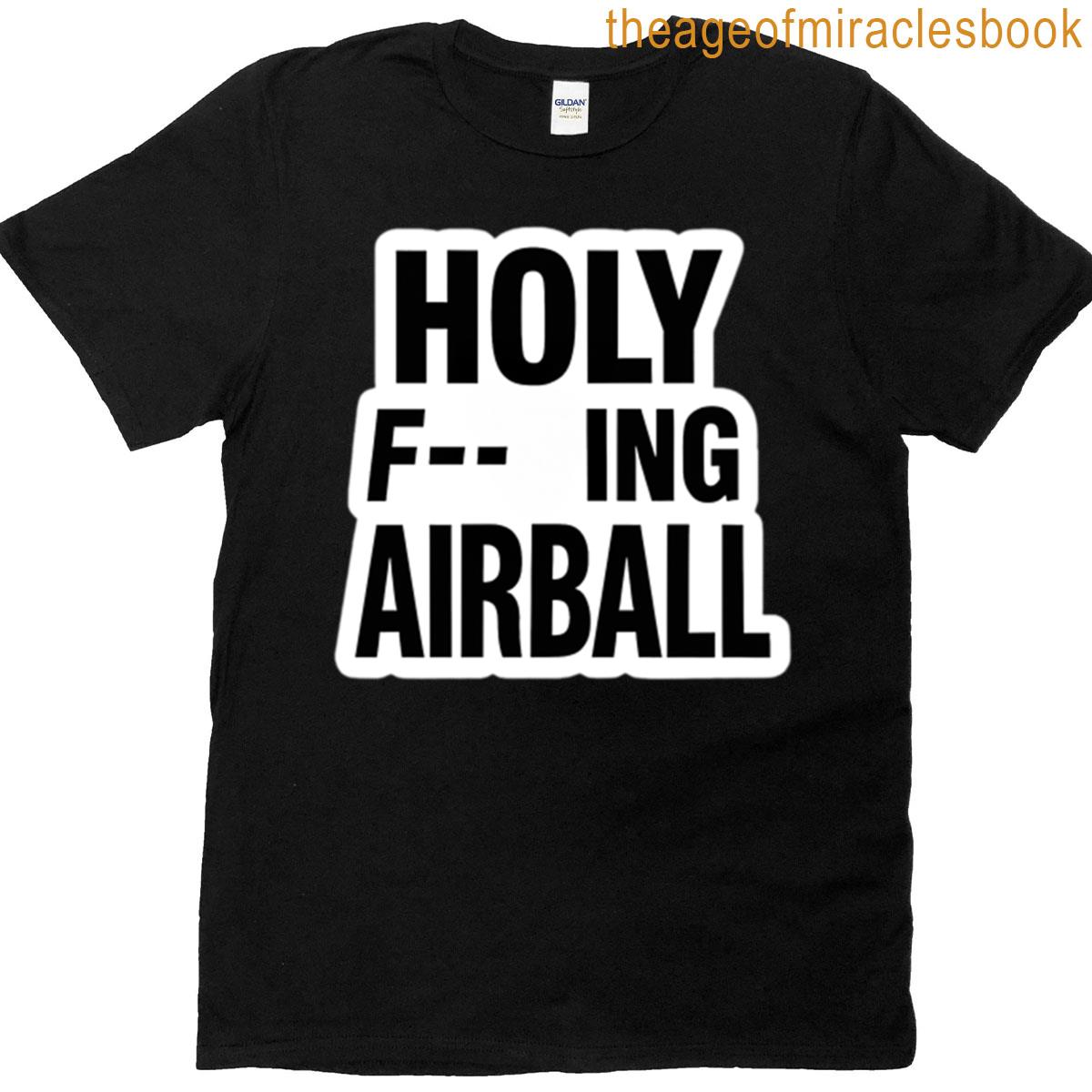 Holy Fing Airball Basketball Meme Reaction Sticker Oversized T-shirt