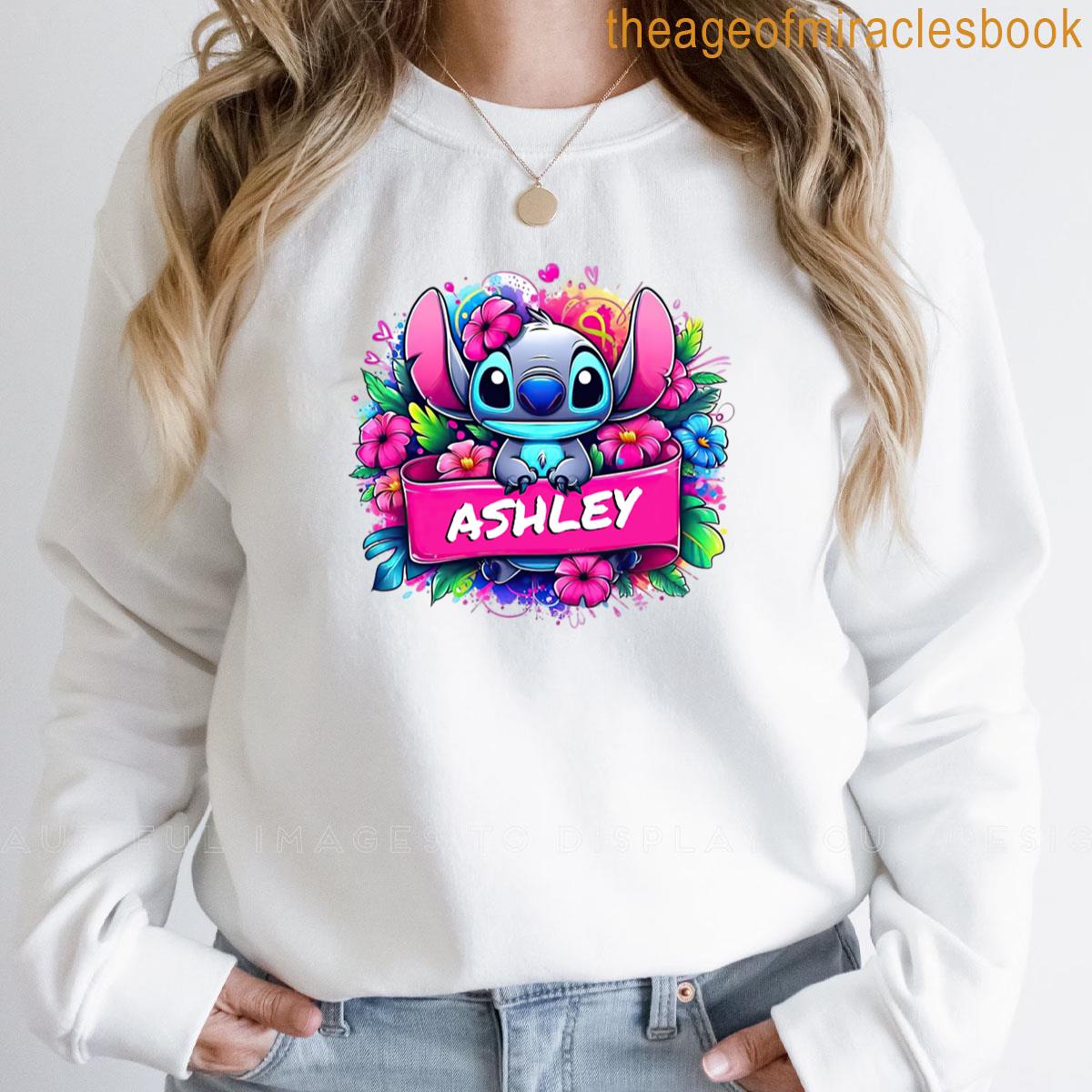 Stitch Ashley Name T-shirt