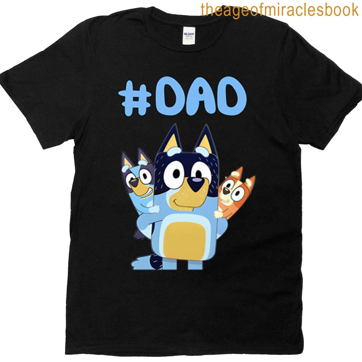 Bluey Inspired Dad Design T-shirt