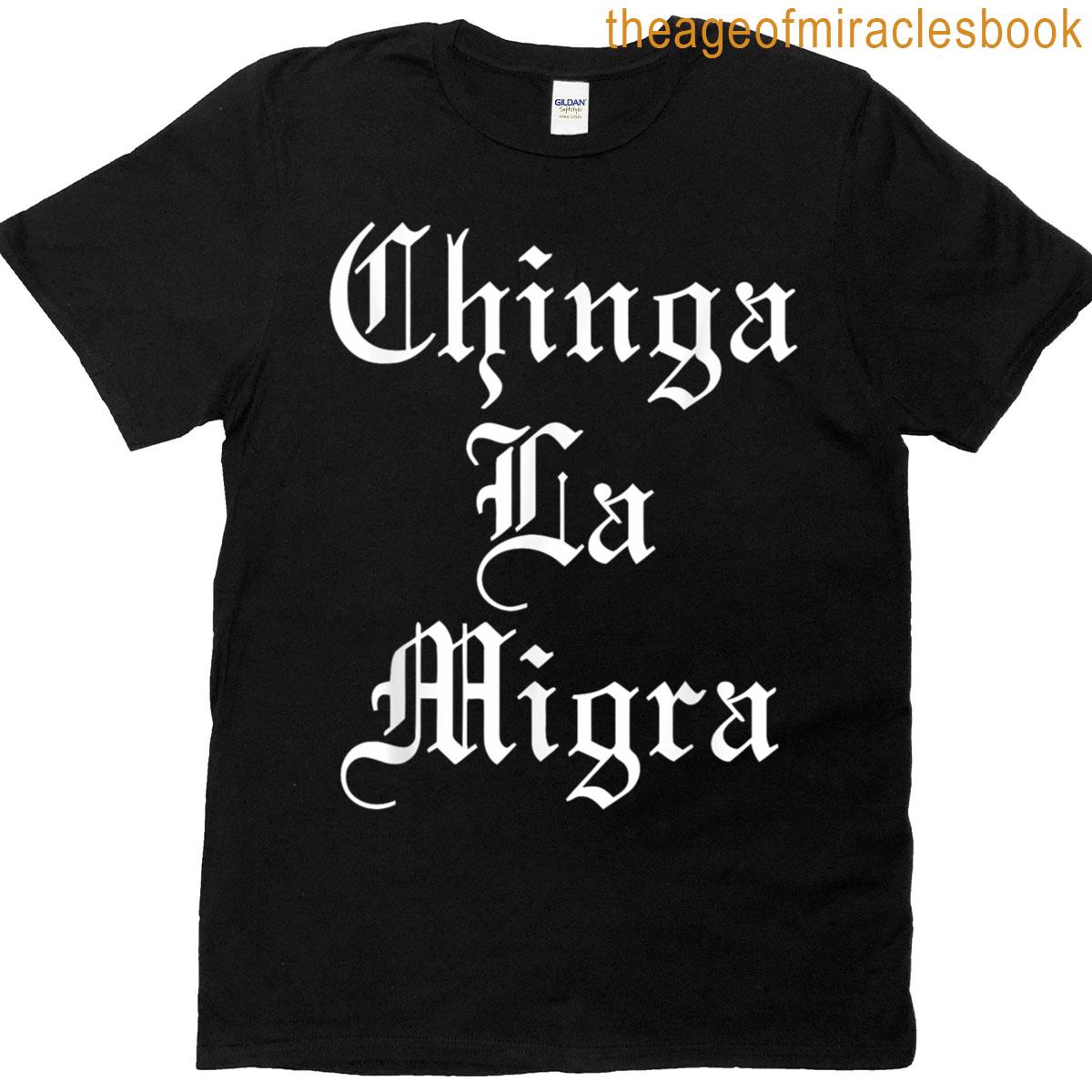 Chinga La Migra No Kings Resist Ice T-shirt
