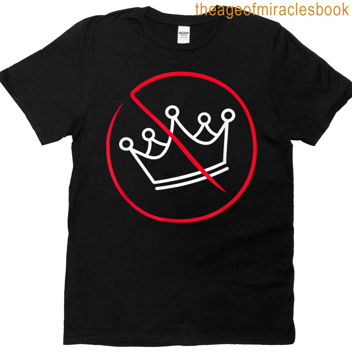 No Kings Protest Simple Drawing T-shirt