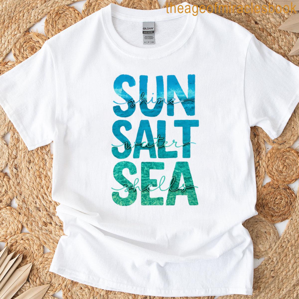 Sun Sand Salt Beach T-shirt