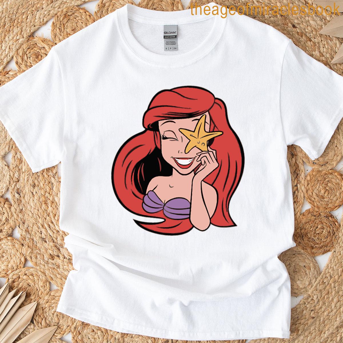 Ariel Inspired Fan Art Illustration T-shirt