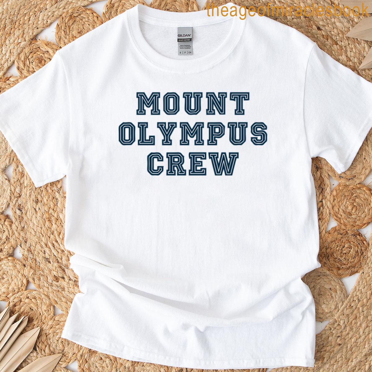 Mount Olympus Crew College Style T-shirt