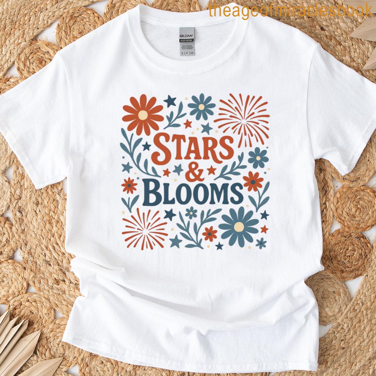 Stars And Bloom Celestial Floral Aesthetic Design Dreamy Starry Night ...